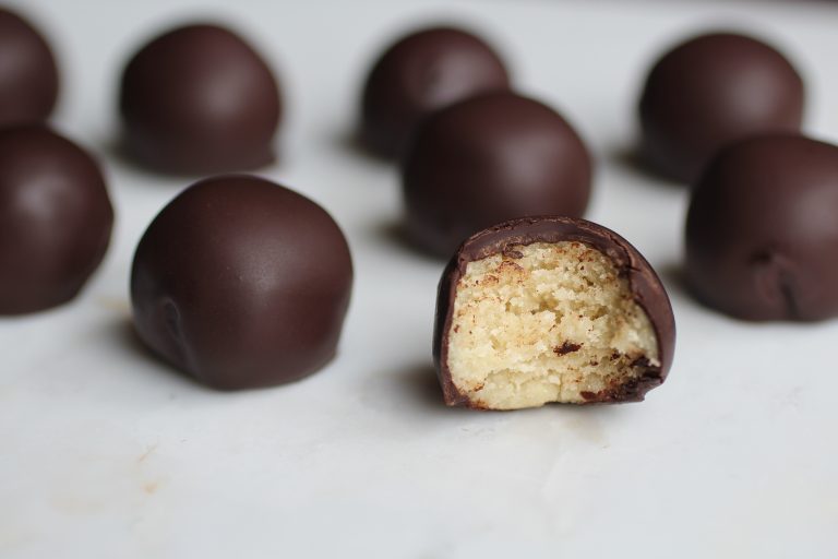 Raw Marzipan Truffles - Naturally Nourished
